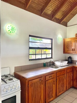 Suíte família, 2 quartos, vista para o jardim, no jardim | Cozinha privada | Freezer