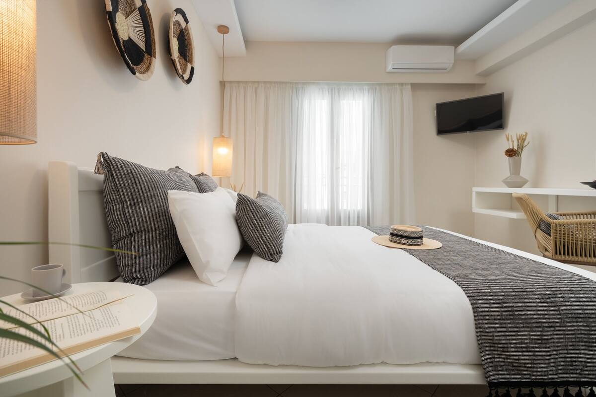 Apartamento, 1 quarto | 1 quarto, roupas de cama premium, cofres nos quartos