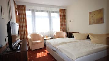 Roupas de cama premium, cofres nos quartos, Wi-Fi de cortesia