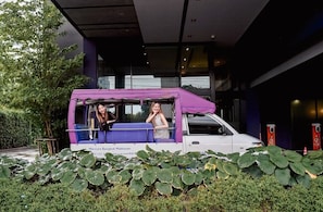 Serviço de transporte para a cidade