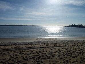 Na praia 