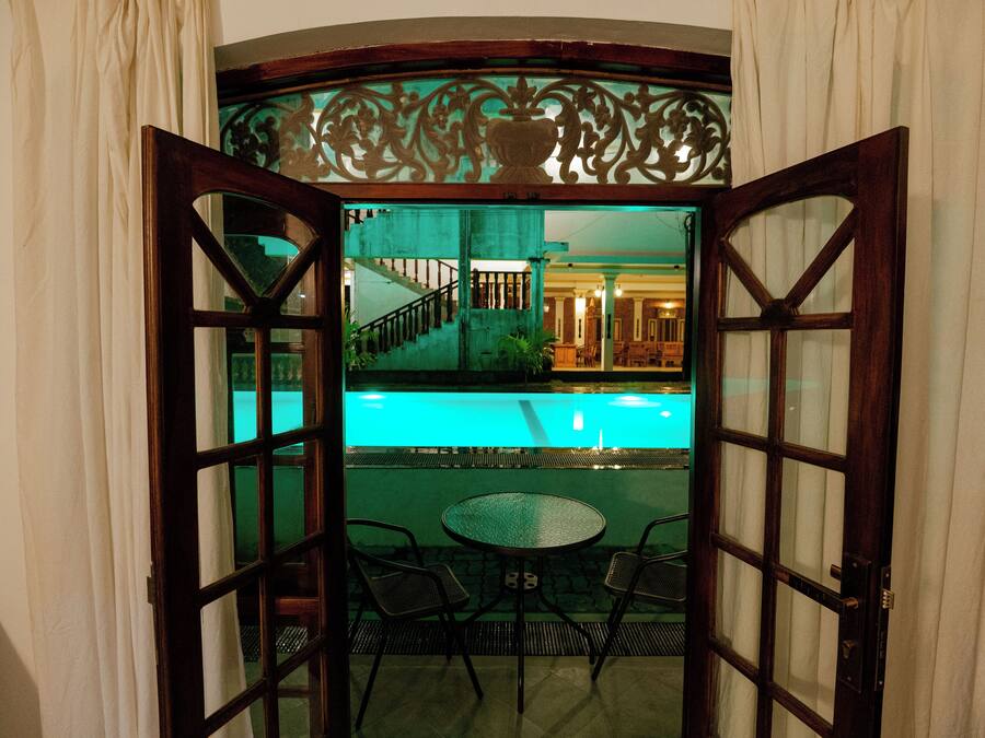 Quarto superior | Terraço/pátio