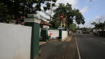 Entrada do alojamento