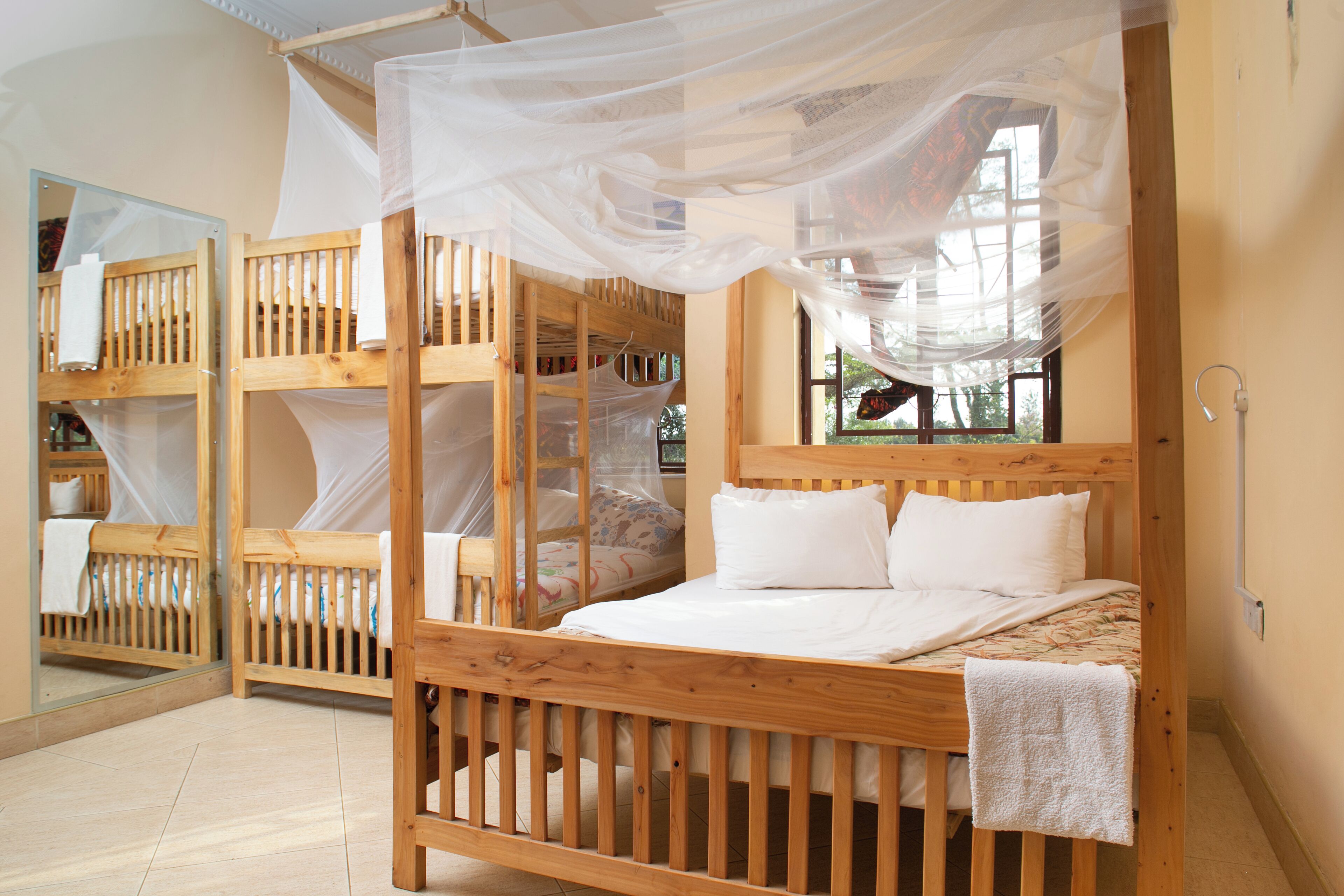 Quartos insonorizados, Wi-fi grátis 