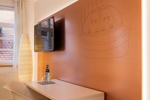 Quarto Duplo | Sala de estar | TV de ecrã plano 