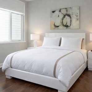 Apartamento Deluxe, 1 quarto | 1 quarto, roupa de alta qualidade, secretária 