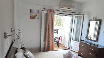 Apartamento Deluxe, 1 quarto | Roupa de cama fornecida