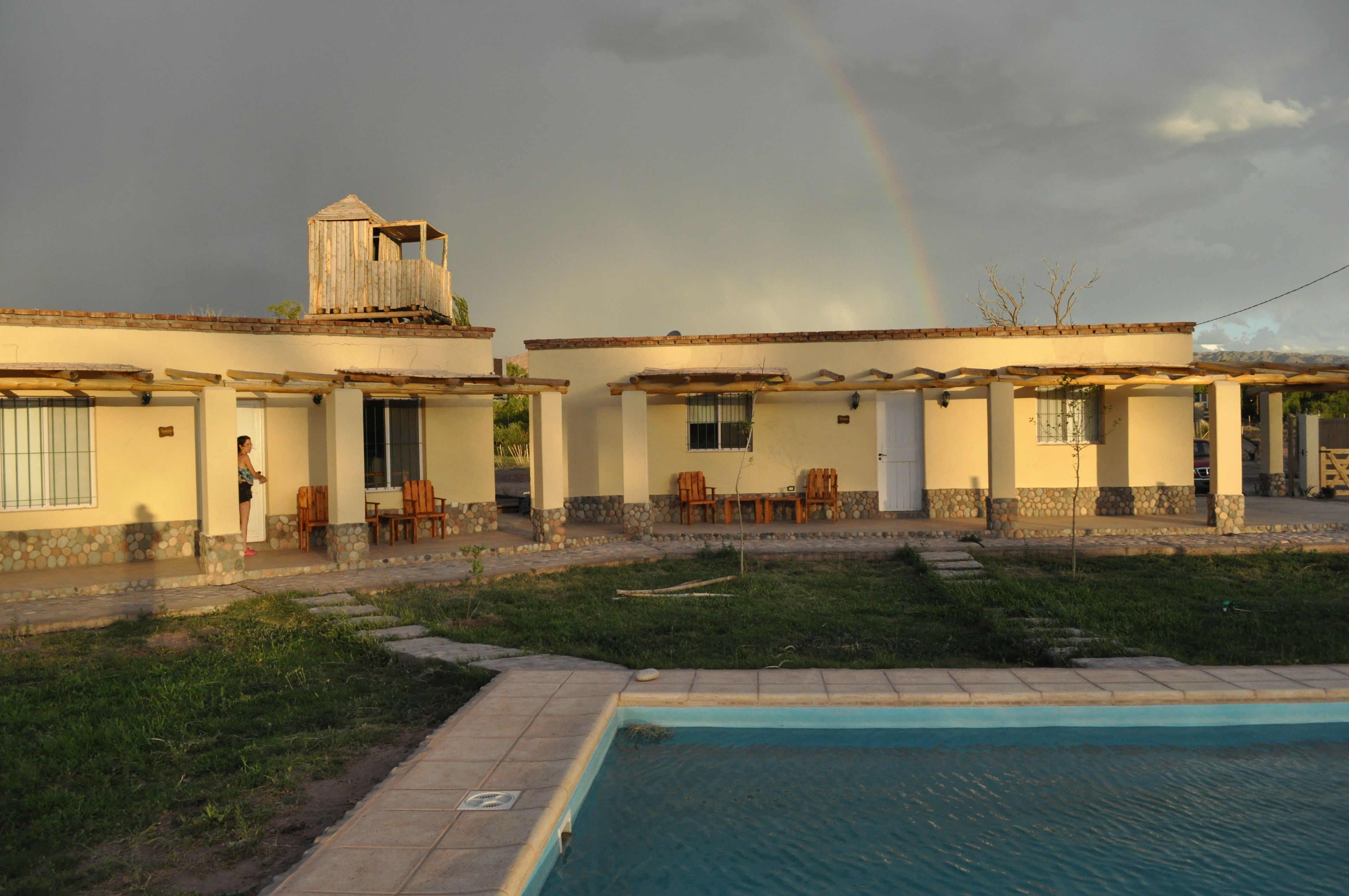 Piscina externa sazonal