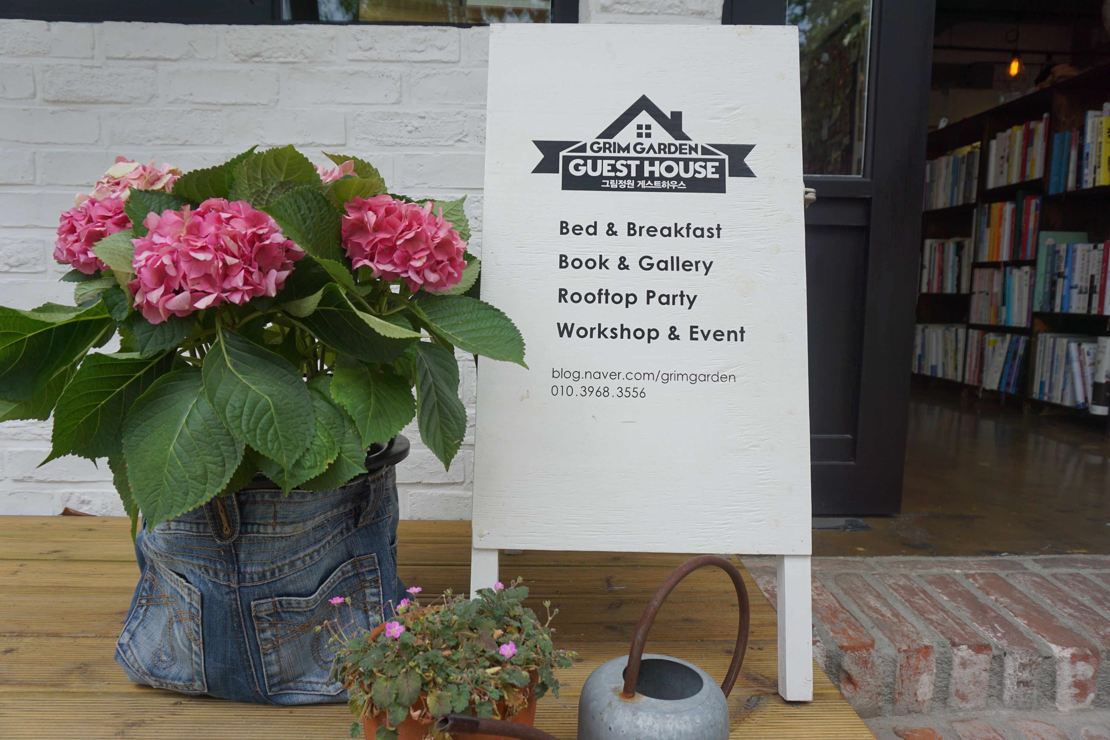 Entrada do alojamento