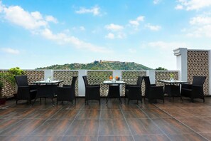 Terraço no piso superior
