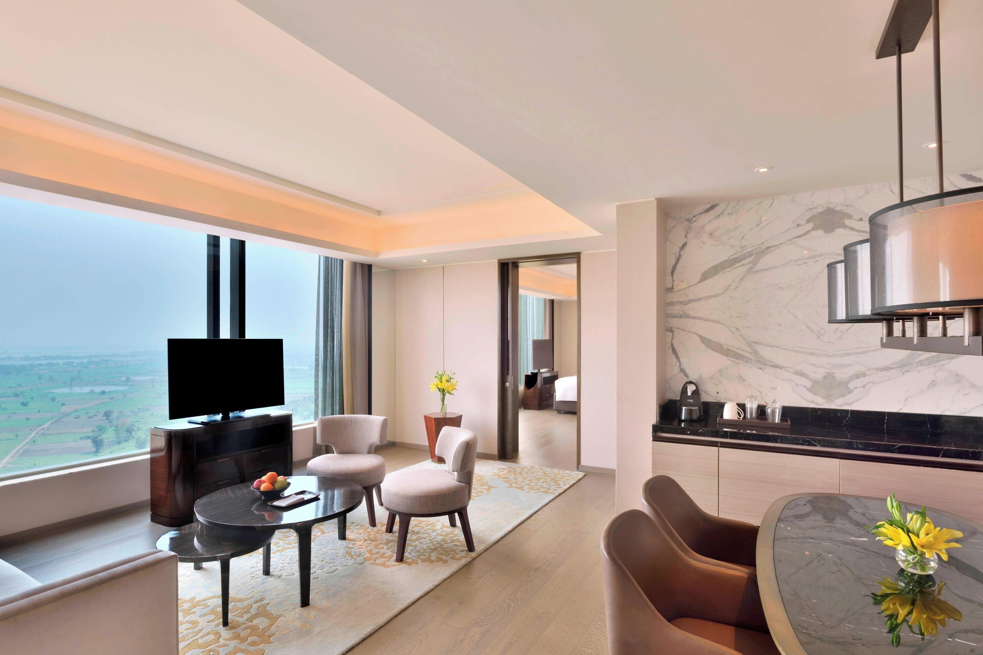 Suite Executiva, 1 cama de casal | Lençóis de algodão egípcio, roupa de alta qualidade, minibar 