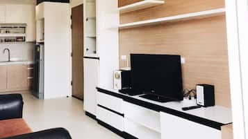 Estúdio, 1 cama king-size | Comodidade do quarto