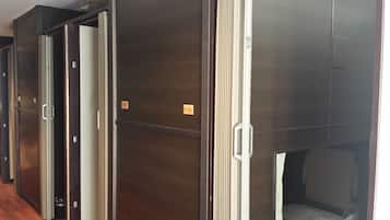 Cabana de Madeira Comfort, não fumadores | Wi-fi grátis, roupa de cama fornecida