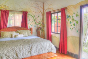 Bungalow de Luxo, 1 quarto, junto ao jardim | 1 quarto, cofre no quarto, secretária, Wi-fi grátis 