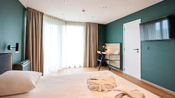 1 quarto, minibar, cofre no quarto, secretária