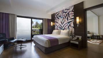 Quarto Duplo, vista para o pátio | Roupa de alta qualidade, minibar, cofre no quarto
