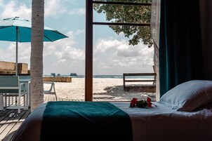 Quarto luxo, vista para o mar | Vista para praia/oceano