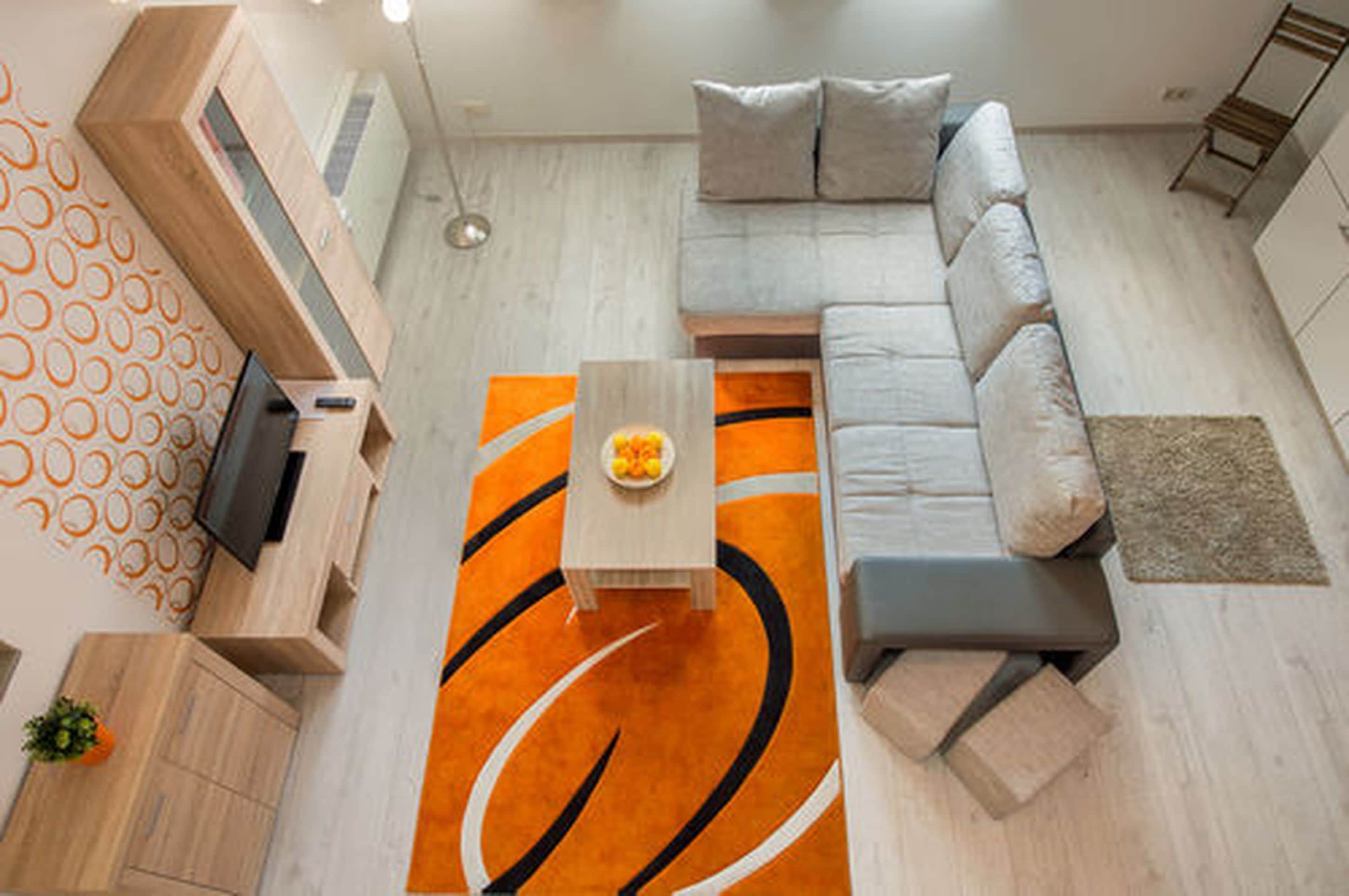 Apartamento, varanda, Vista para a cidade (Duplex) | Quartos insonorizados, ferro/tábua de engomar, Wi-fi grátis 