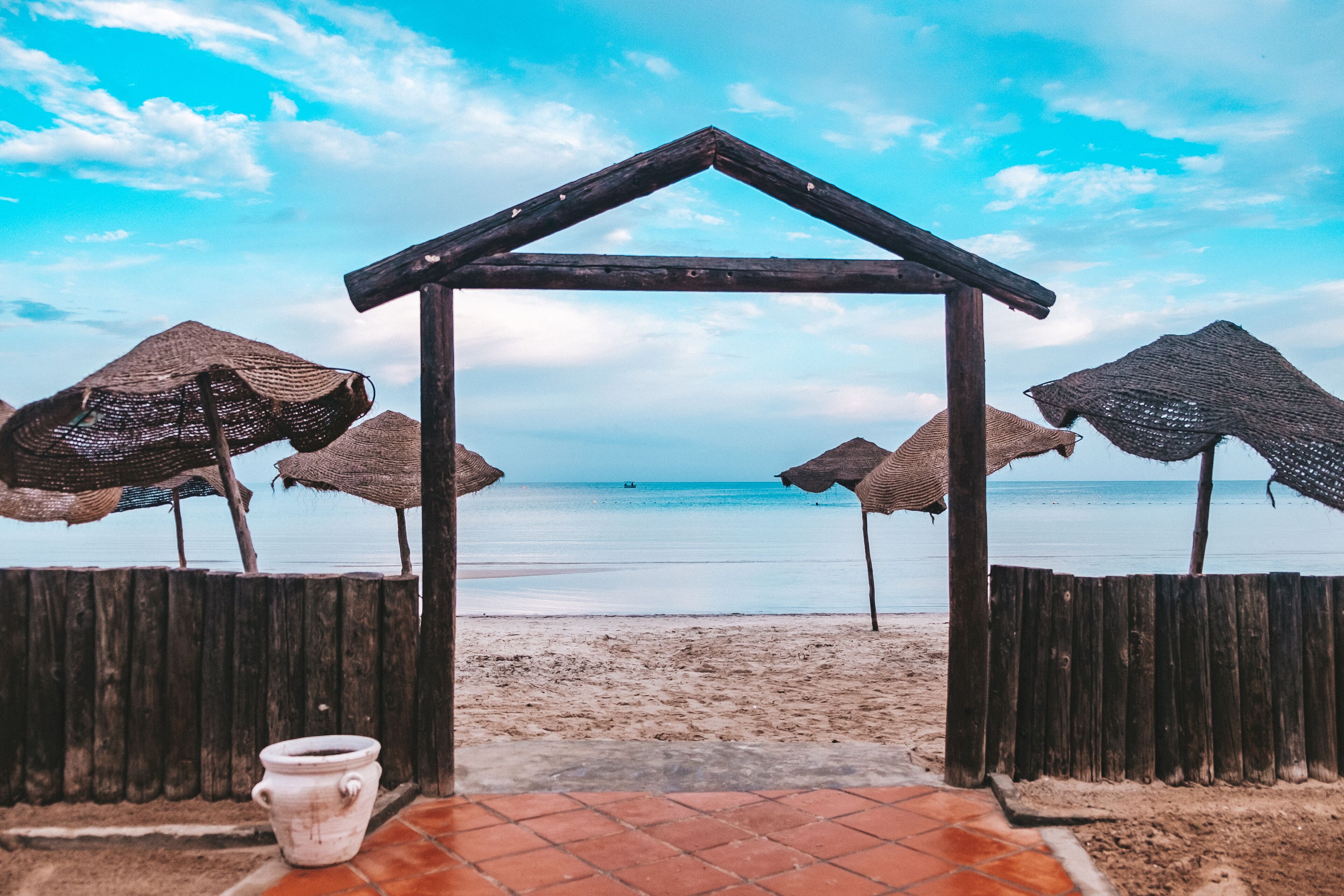 Vista para a praia ou o mar