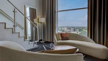 Minibar, cofre no quarto