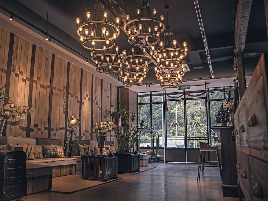 Sala de estar do lobby