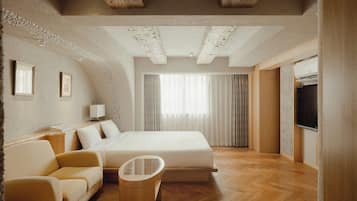 Quarto Deluxe, não fumadores (King) | Quartos insonorizados, ferro/tábua de engomar, Wi-fi grátis