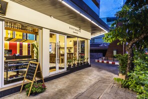 Espaço exterior para banquetes