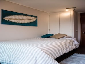 Quarto Duplo Cidade para 1 Pessoa, 2 quartos, acessível, vista para a montanha | Ferro/tábua de engomar, Wi-fi grátis 