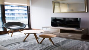 Televisor LED de 42 polegadas com canais por cabo, televisor 