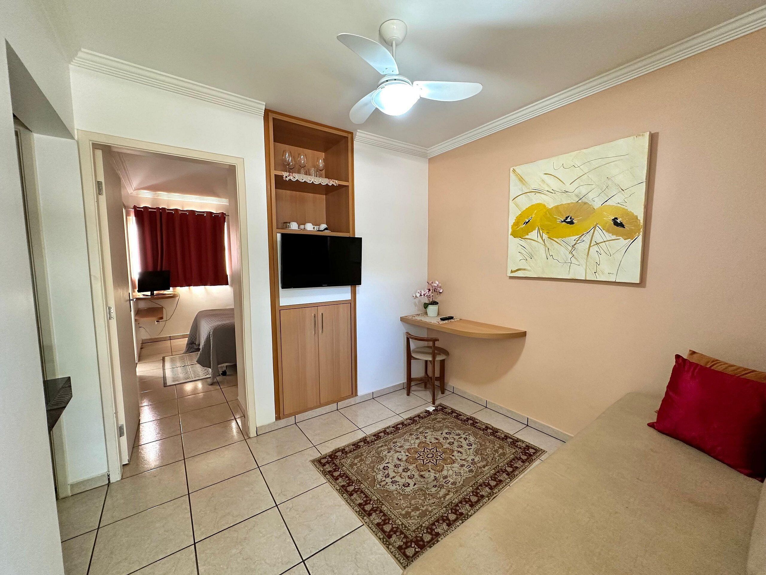 Apartamento Básico (APT 287) | Cortinas/cortinados opacos, quartos insonorizados, Wi-fi grátis 