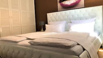1 quarto, lençóis italianos Frette, roupas de cama premium