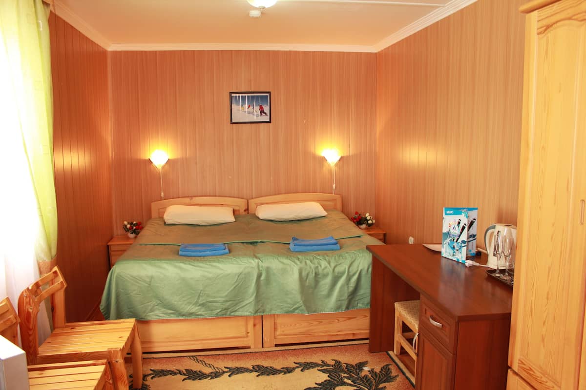 Quarto Twin, 1 quarto, vista para a montanha (Cottage) | Kitchenette privada | Uma chaleira elétrica