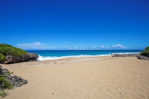Uma praia privada 