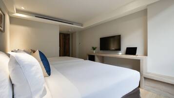 Quarto Quádruplo Superior, 2 camas de casal | Vista do quarto