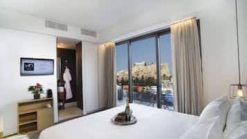 Acropolis Panorama Loft | Vista do quarto
