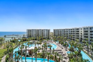 Apartamento em Condomínio Fechado, 3 quartos, 2 casas de banho, vista para o mar (Heron 608) | Vista do quarto