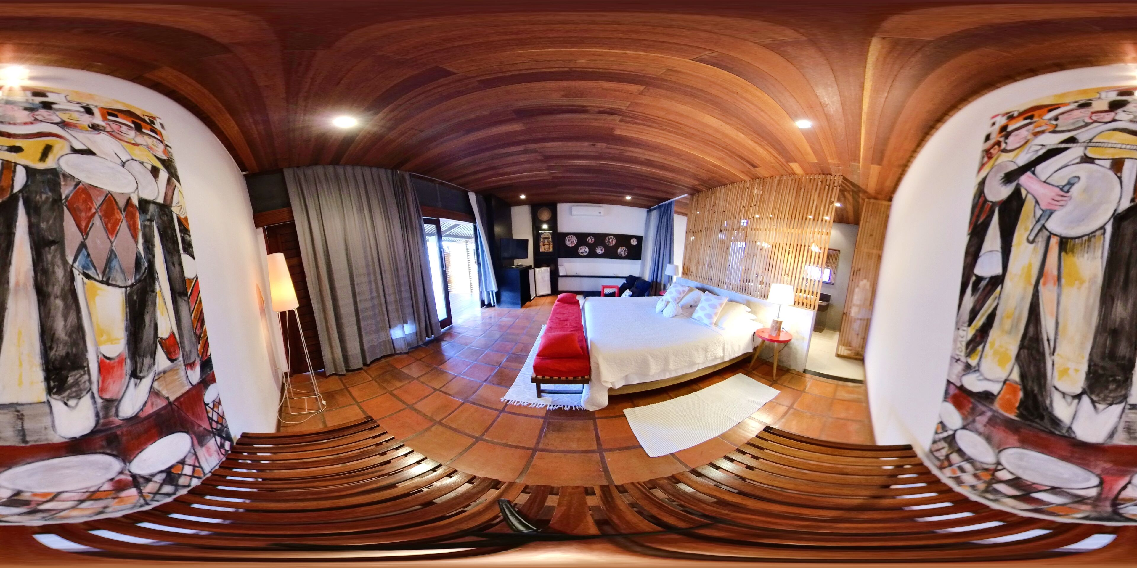 Suíte real | Frigobar, individualmente decorados, Wi-Fi de cortesia, roupa de cama