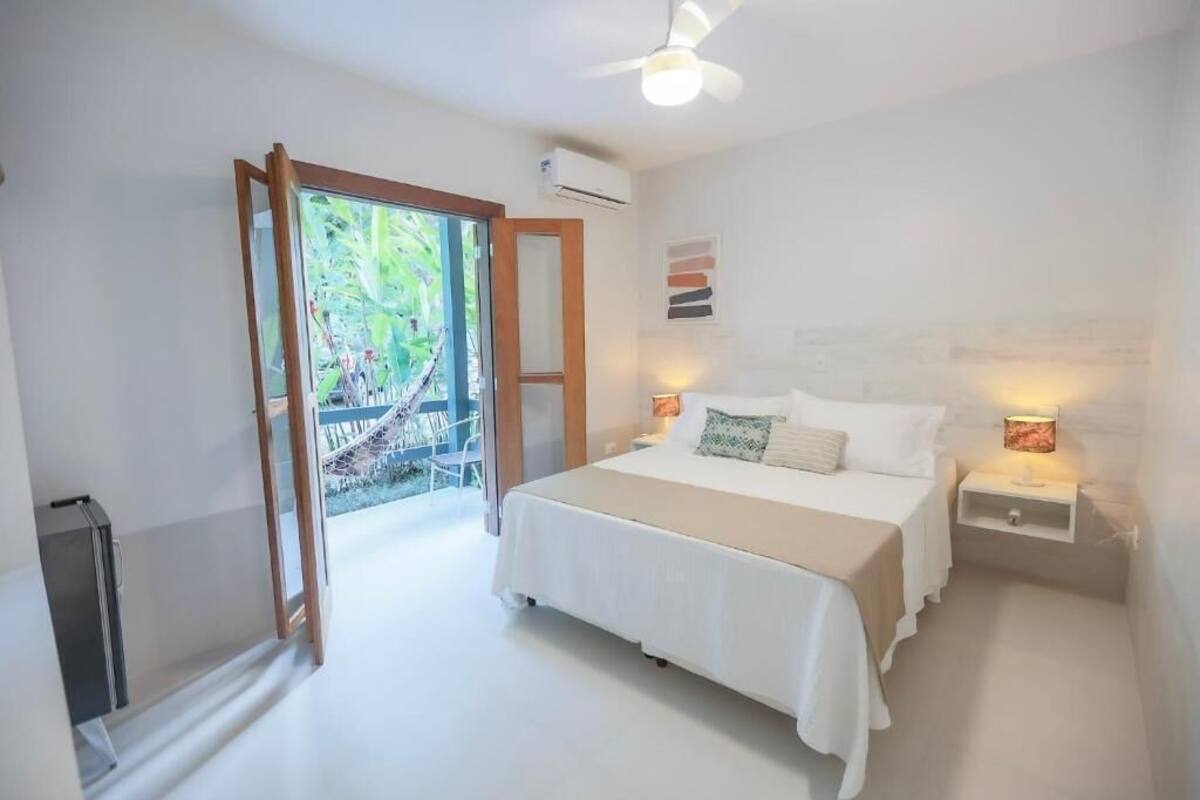 Quarto casal de uso individual | Frigobar, cortinas blackout, Wi-Fi de cortesia