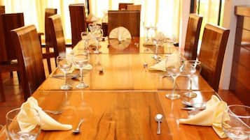 Opções para refeição no quarto
