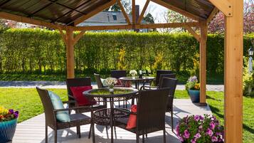 Quarto, 1 cama king-size, kitchenette (Fireplace) | Terraço/pátio interior