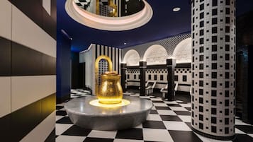 Sala(s) para tratamentos a casais, sauna, banho turco, hammam