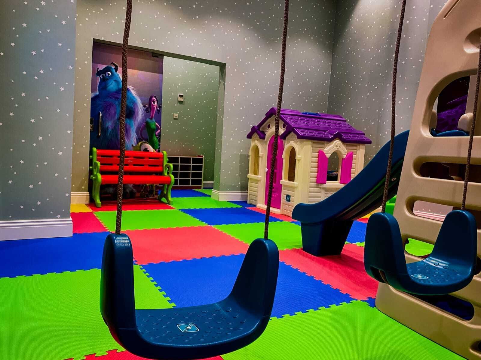 Área de recreio para crianças (coberta)