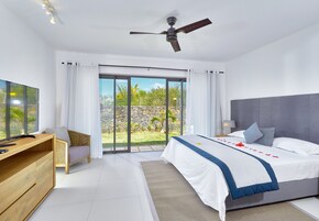 Villa, 3 quartos, vista para a piscina, junto ao jardim | Vista para o jardim