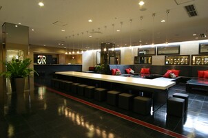 Área de estar no saguão