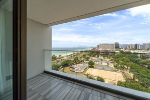 Luxo Lateral Mar Casal | Vista do quarto