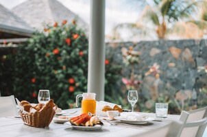 Opções para refeição no quarto