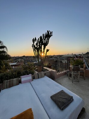 Terraço no piso superior