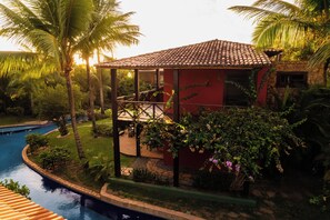 Villa, 2 quartos, vista para o jardim | Vista do quarto
