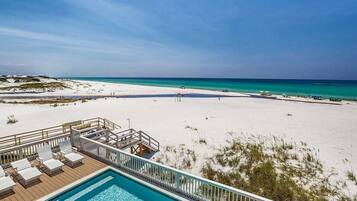 Casa, 6 quartos, vista para o oceano, em frente à praia | Vista para a praia ou o mar