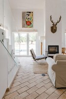 Villa, piscina privativa (Villa 3) | Sala de estar | TV de ecrã plano 